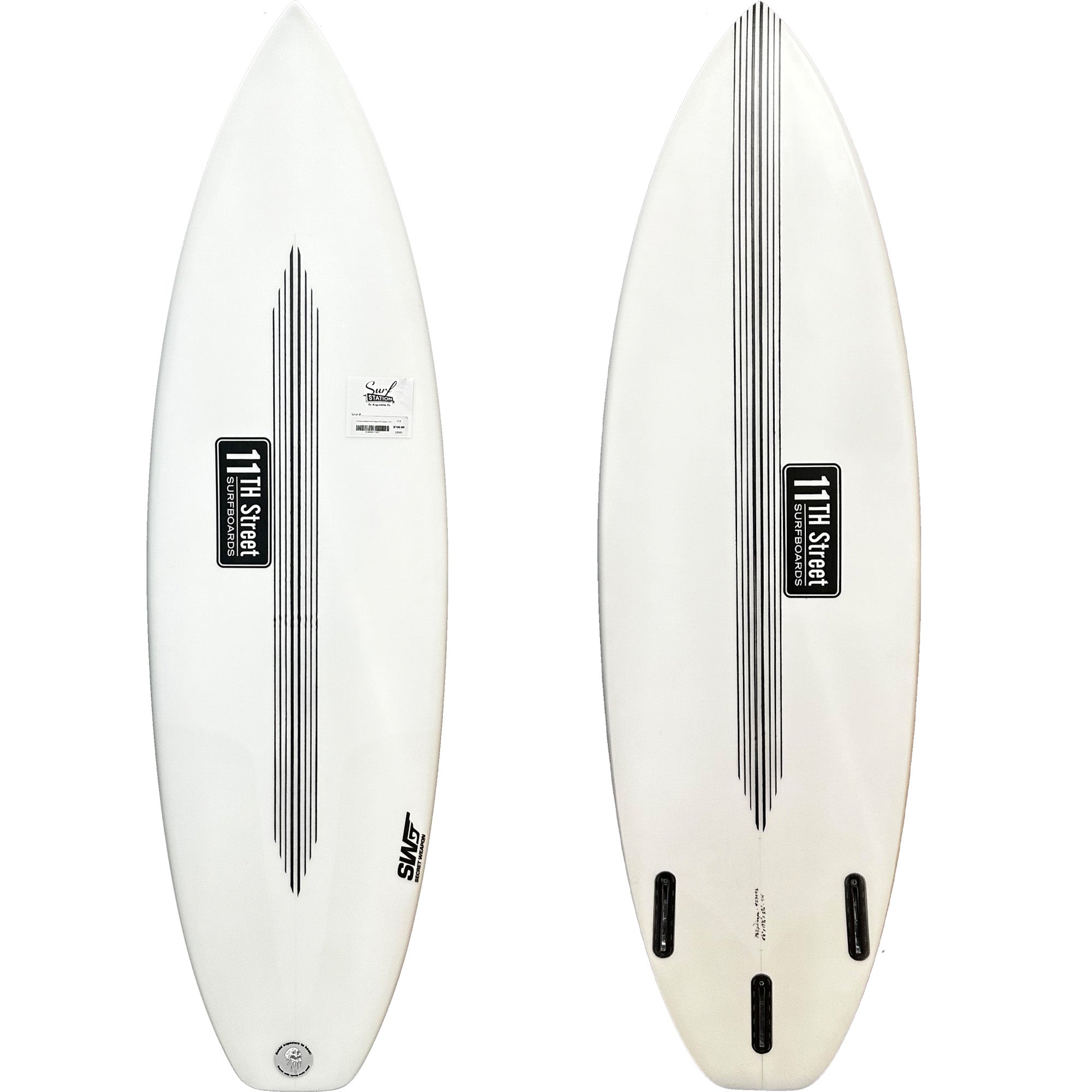 11th Street Surfboards Secret Weapon EPS Surfboard - Futures - Surf ...