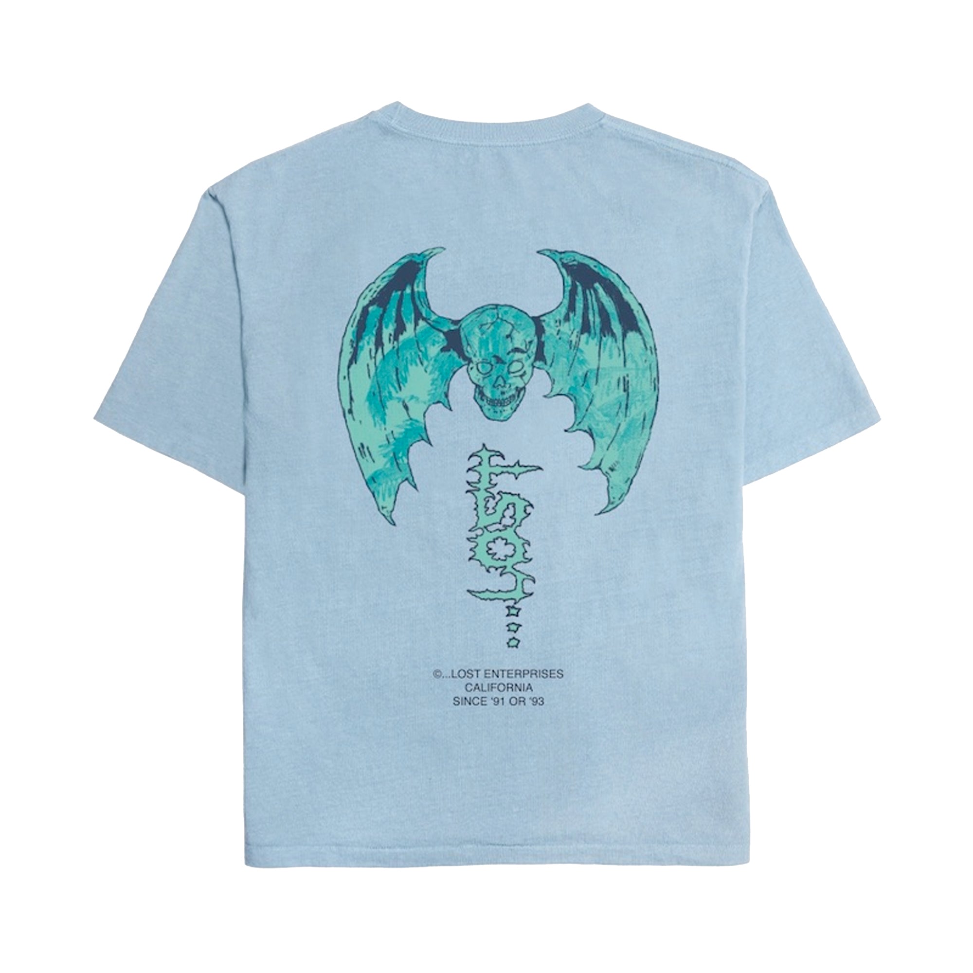 Lost Dead Summer Boxy Men's S/S T-Shirt - Blue - Surf Station Store