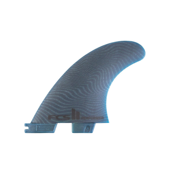 FCS II Performer Neo Glass Tri Surfboard Fins - Large/Blue - Surf ...