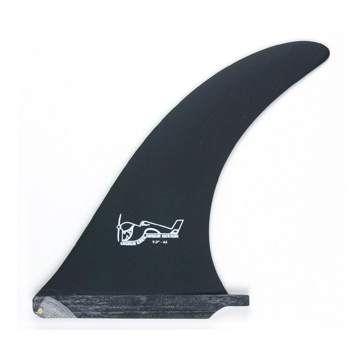 True Ames Greenough 4-A Longboard Fin - 10"/Black - Surf Station Store