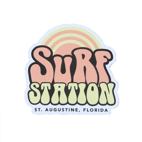 Surf Station Risin' Sun Sticker - Surf Station Store